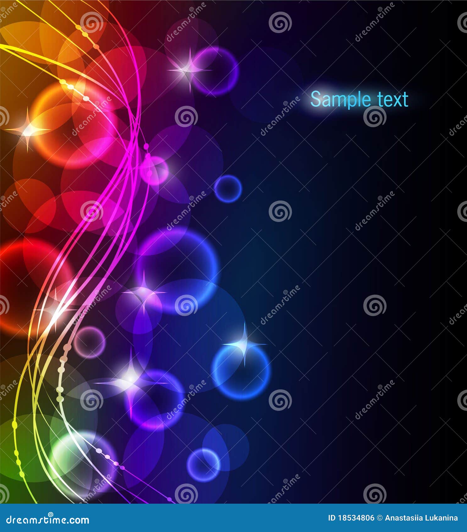 Abstract Color Glowing Background Stock Illustration - Illustration of ...