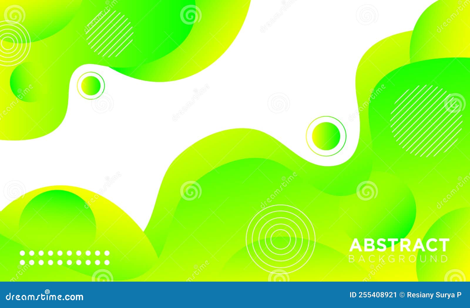 Abstract Color Gradation Background with Curved Elements Stock Vector ...