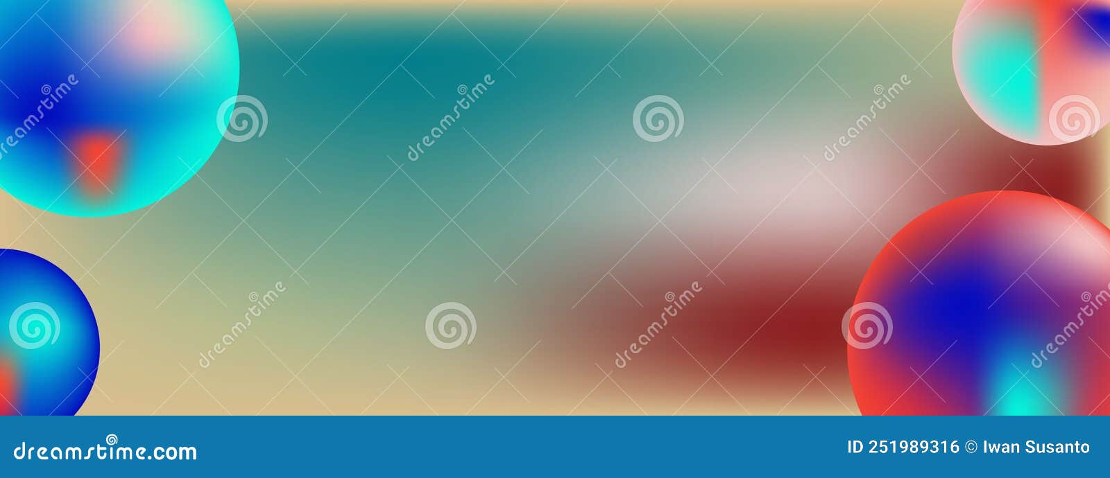 Abstract Color Gradient Background with Circle Border. Stock ...