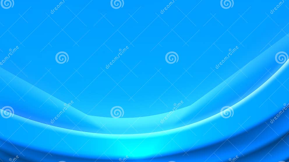 Abstract Color Gradient Background with Waves, Decorative Blue Shape ...