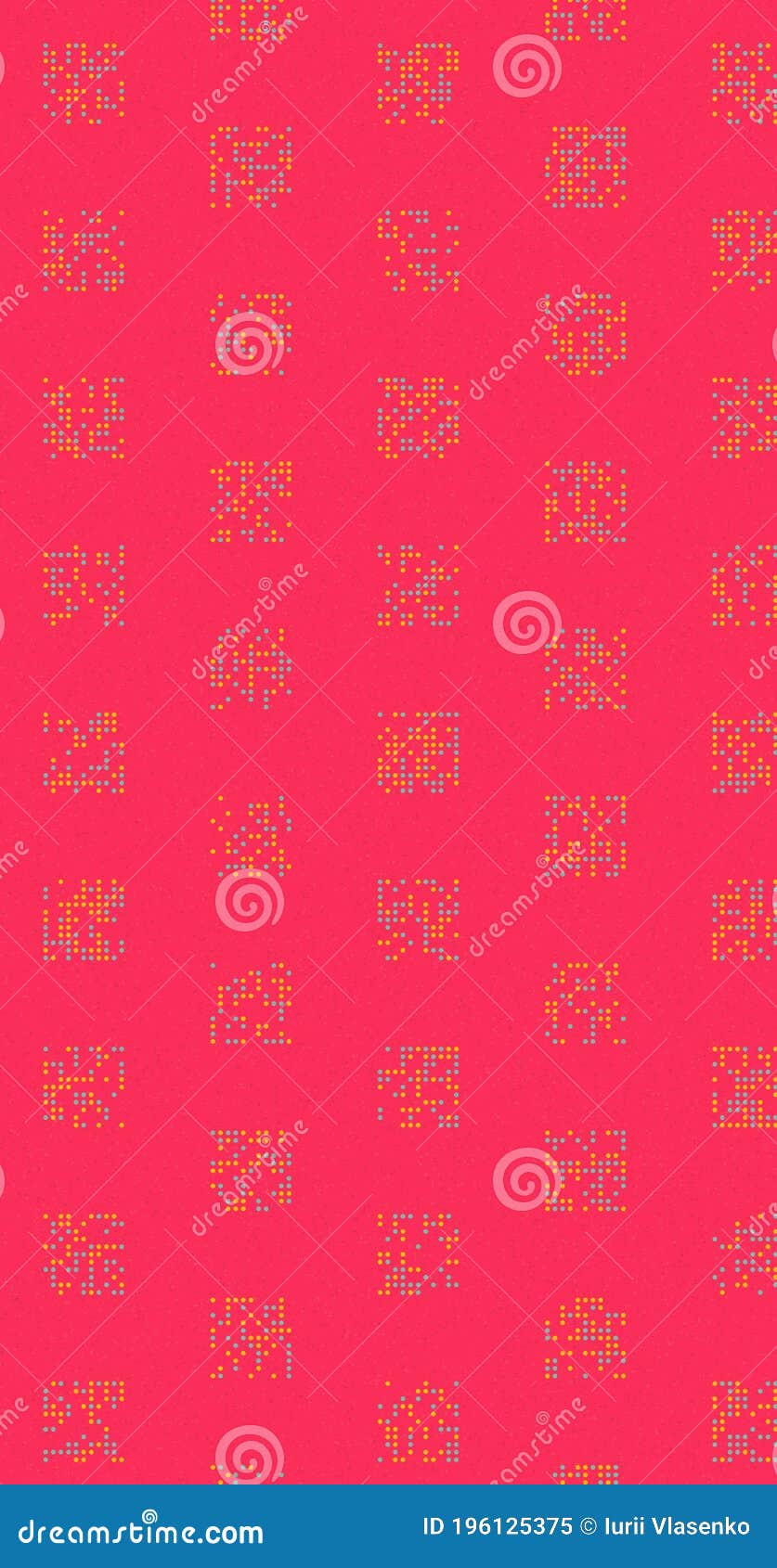 Abstract Color Halftone Dots Generative Art Background Illustration ...
