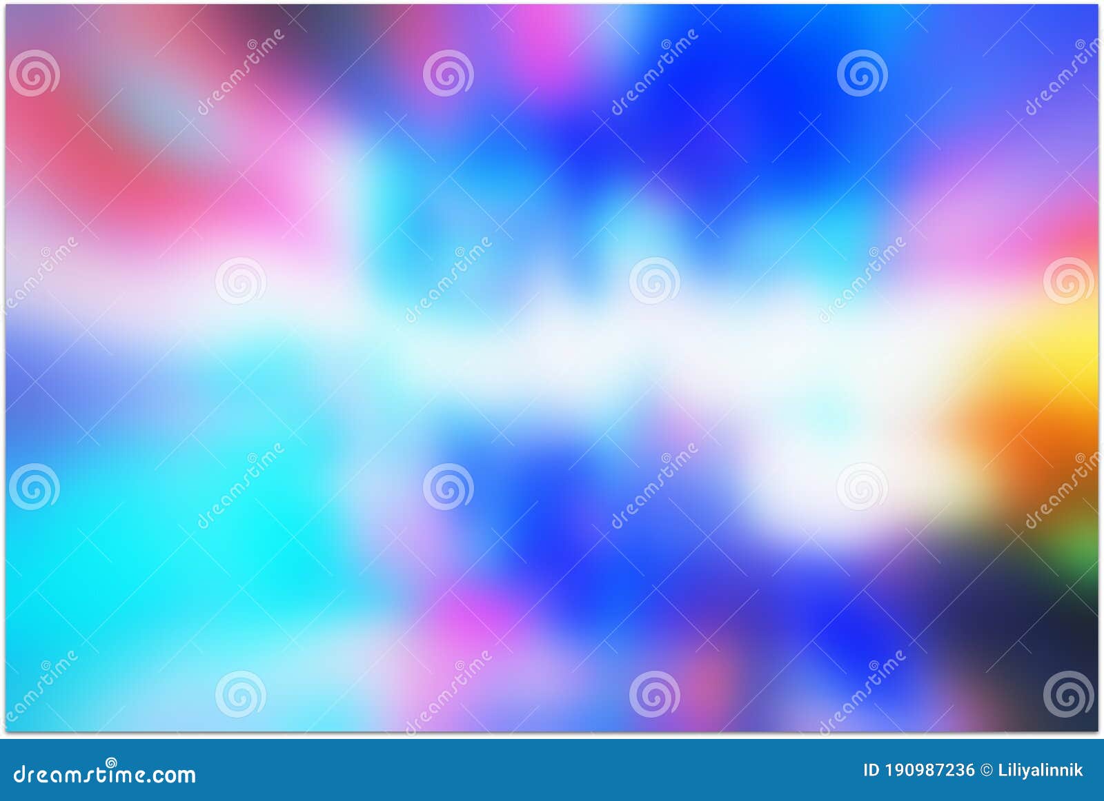 Abstract Color Imagination Background Stock Illustration - Illustration ...