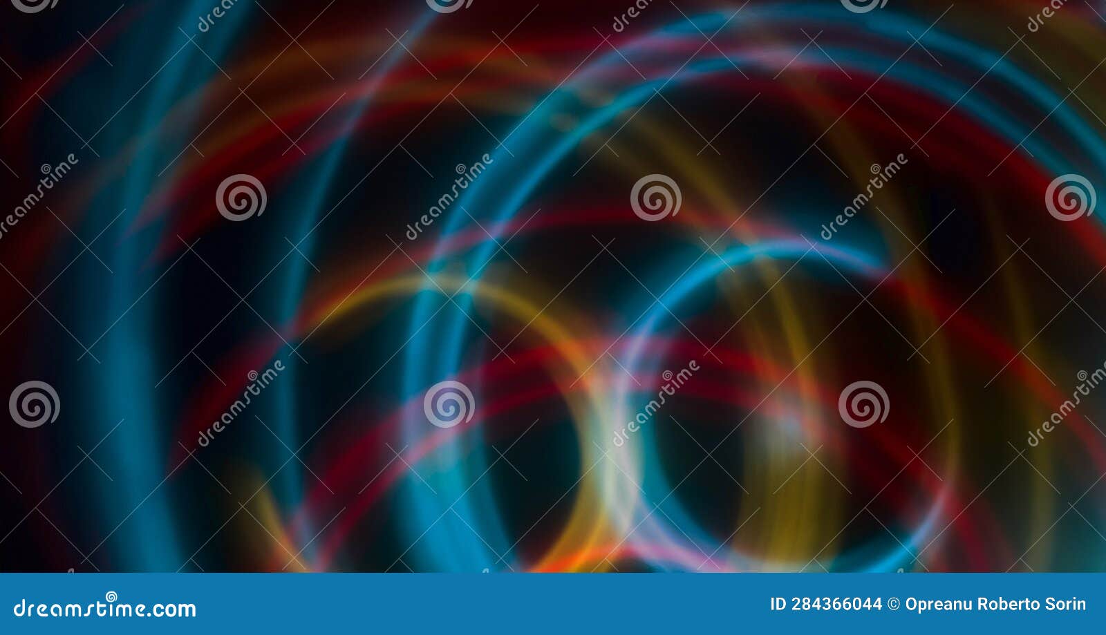 Abstract Color Light Circle Stock Illustration - Illustration of ...