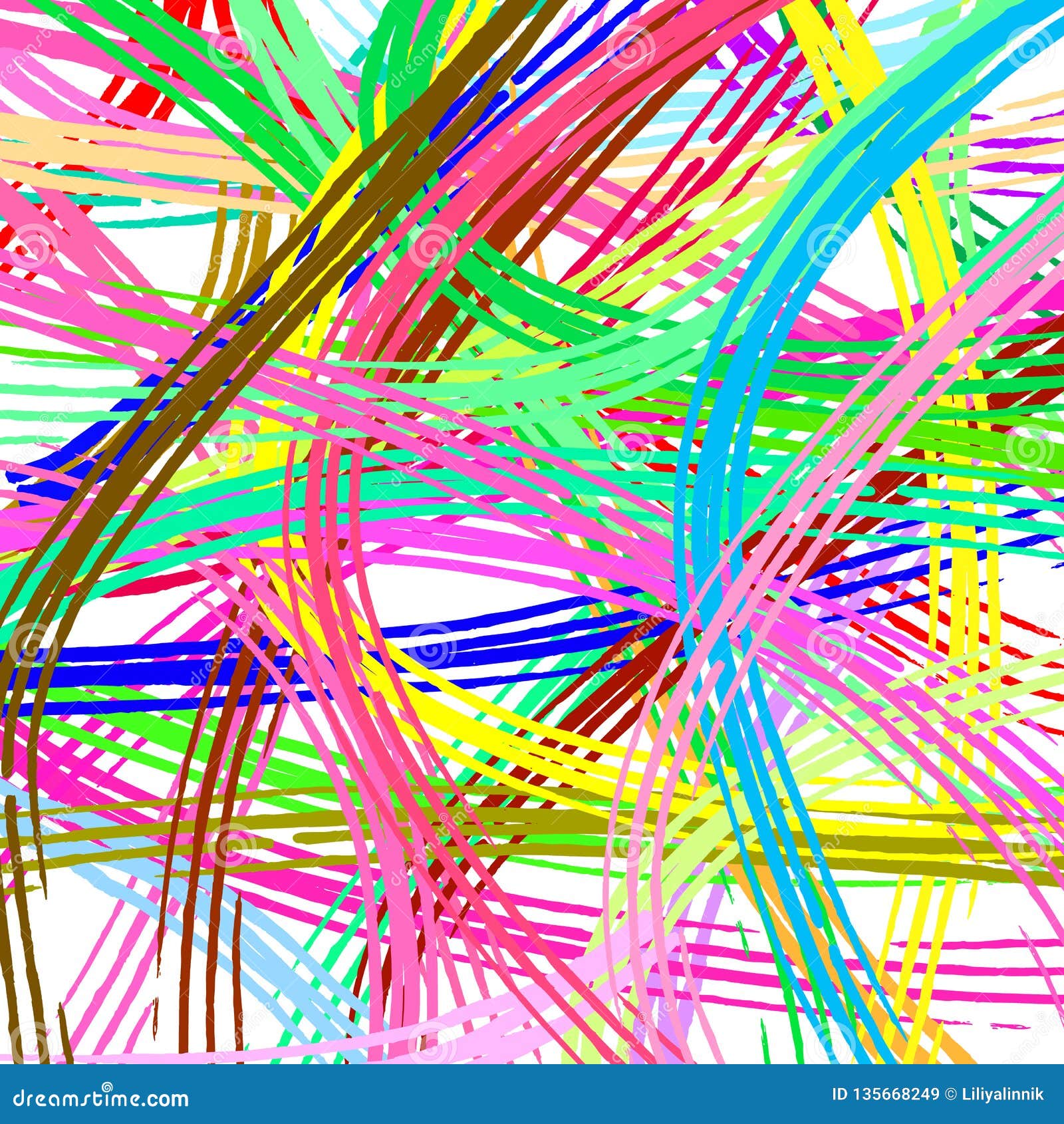 Abstract color lines stock illustration. Illustration of composition ...