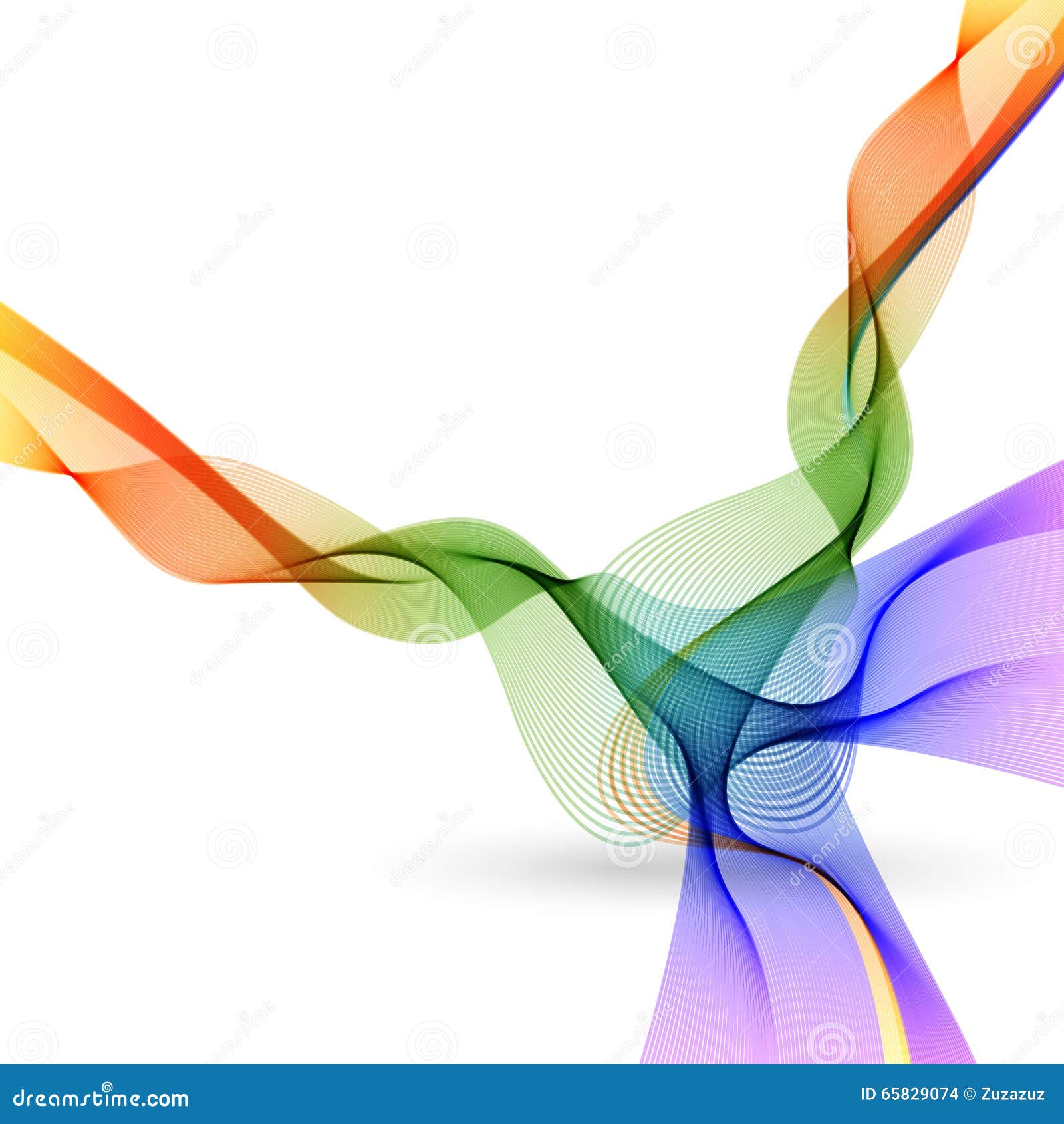 Abstract color lines stock vector. Illustration of abstract - 65829074
