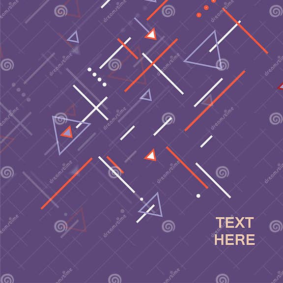 Abstract Color Lines and Triangles on Color Background Dynamic Shapes ...