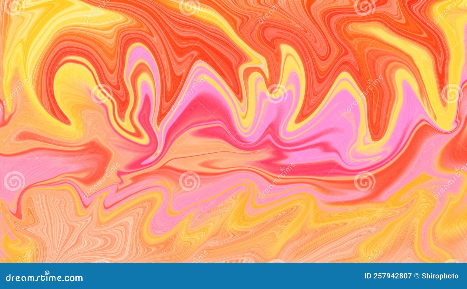 Abstract Color Liquify Wave Stock Illustration - Illustration of ...