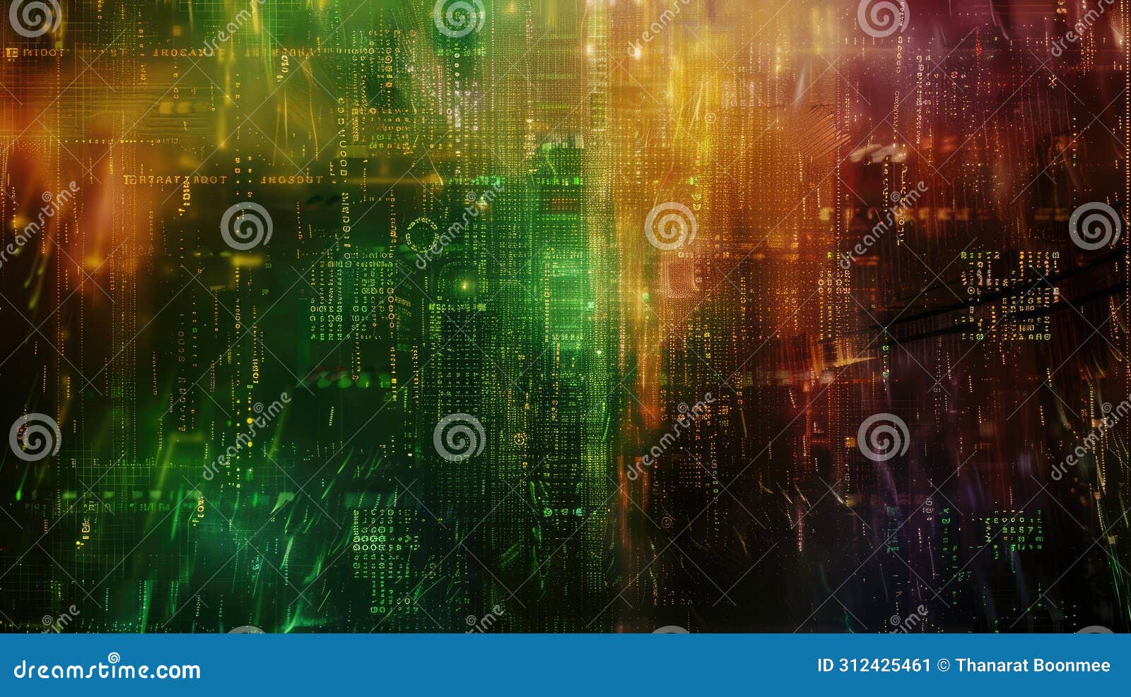 Abstract Color Matrix Background with Coded, Alien Ambiance, Ai ... Abstract Color Matrix Background with Coded, Alien Ambiance, Ai ...