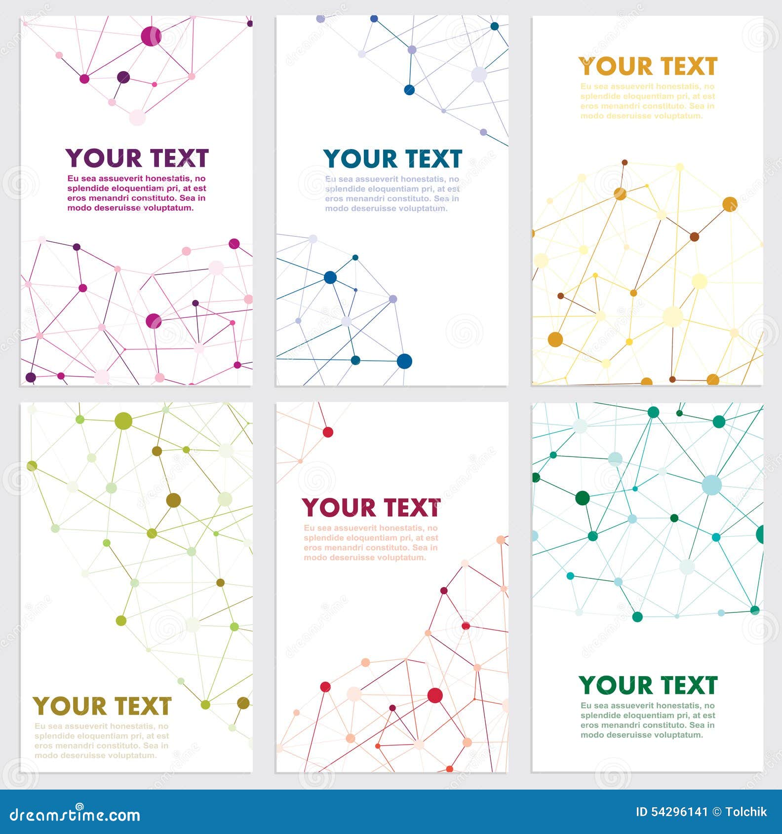 Abstract Color Network Connection, Vector Stock Vector - Illustration ...