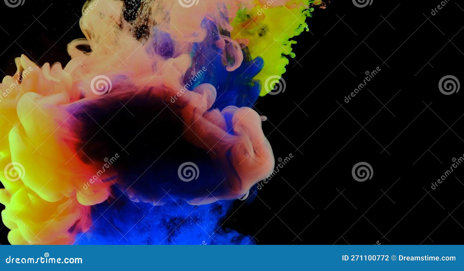 Abstract Color Paint Splash on Background, Splash of Paint. Abstract ...