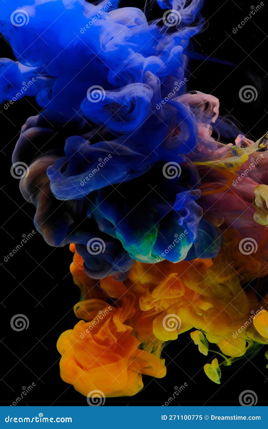 Abstract Color Paint Splash on Background, Splash of Paint. Abstract ...