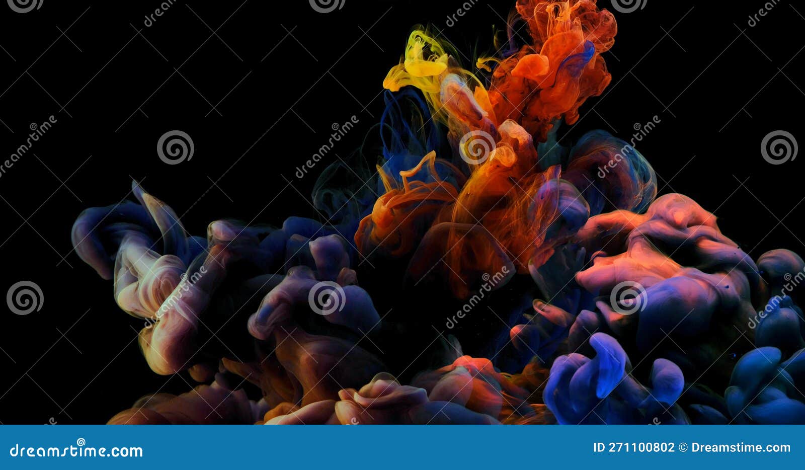Abstract Color Paint Splash on Background, Splash of Paint. Abstract ...