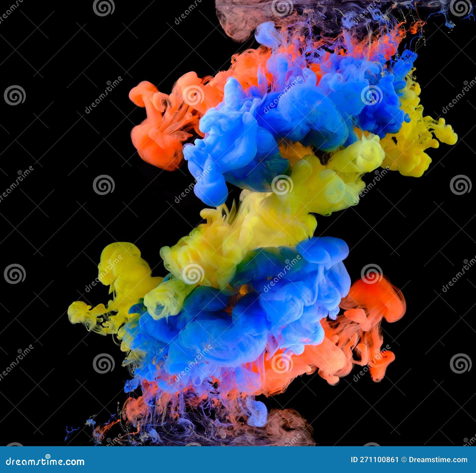 Abstract Color Paint Splash on Background, Splash of Paint. Abstract ...
