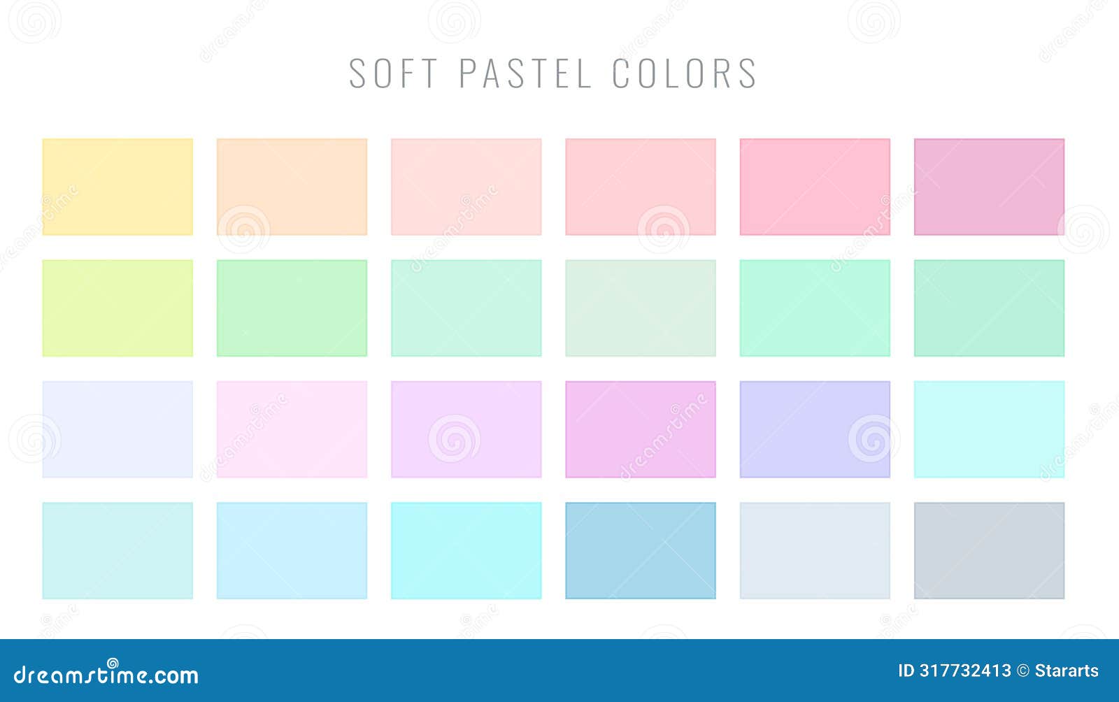 Abstract Color Palette Banner Set for Modern Advertising Stock Vector ...