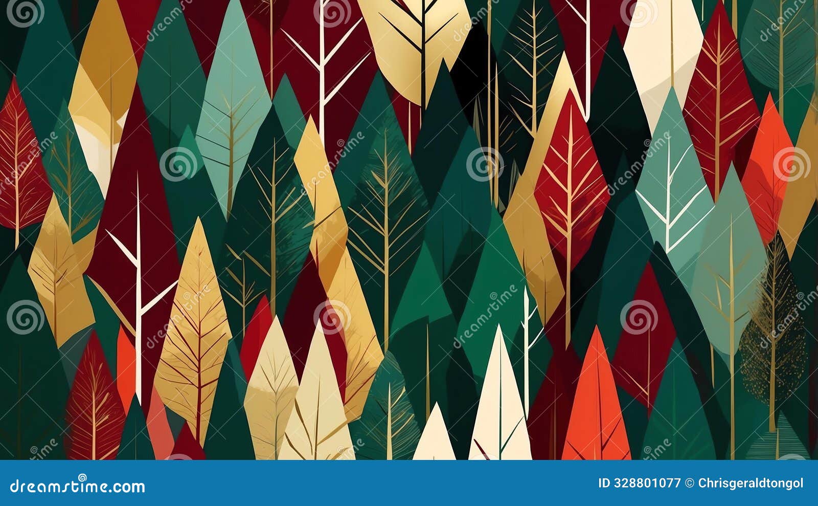 Abstract Color Palette Wallpaper with Forest Green Dee Ai Generated ...