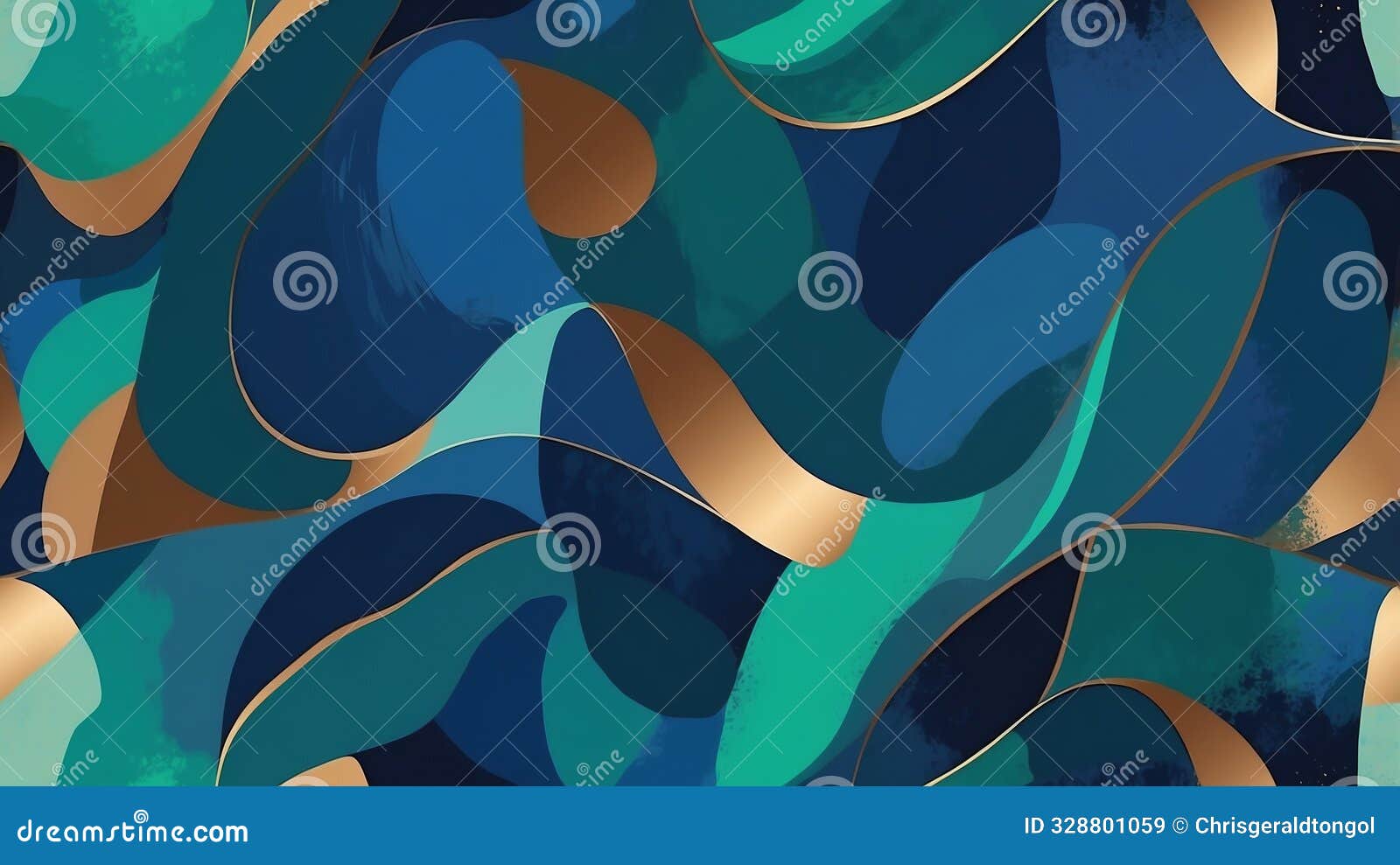 Abstract Color Palette Wallpaper with Indigo Emerald G Ai Generated ...