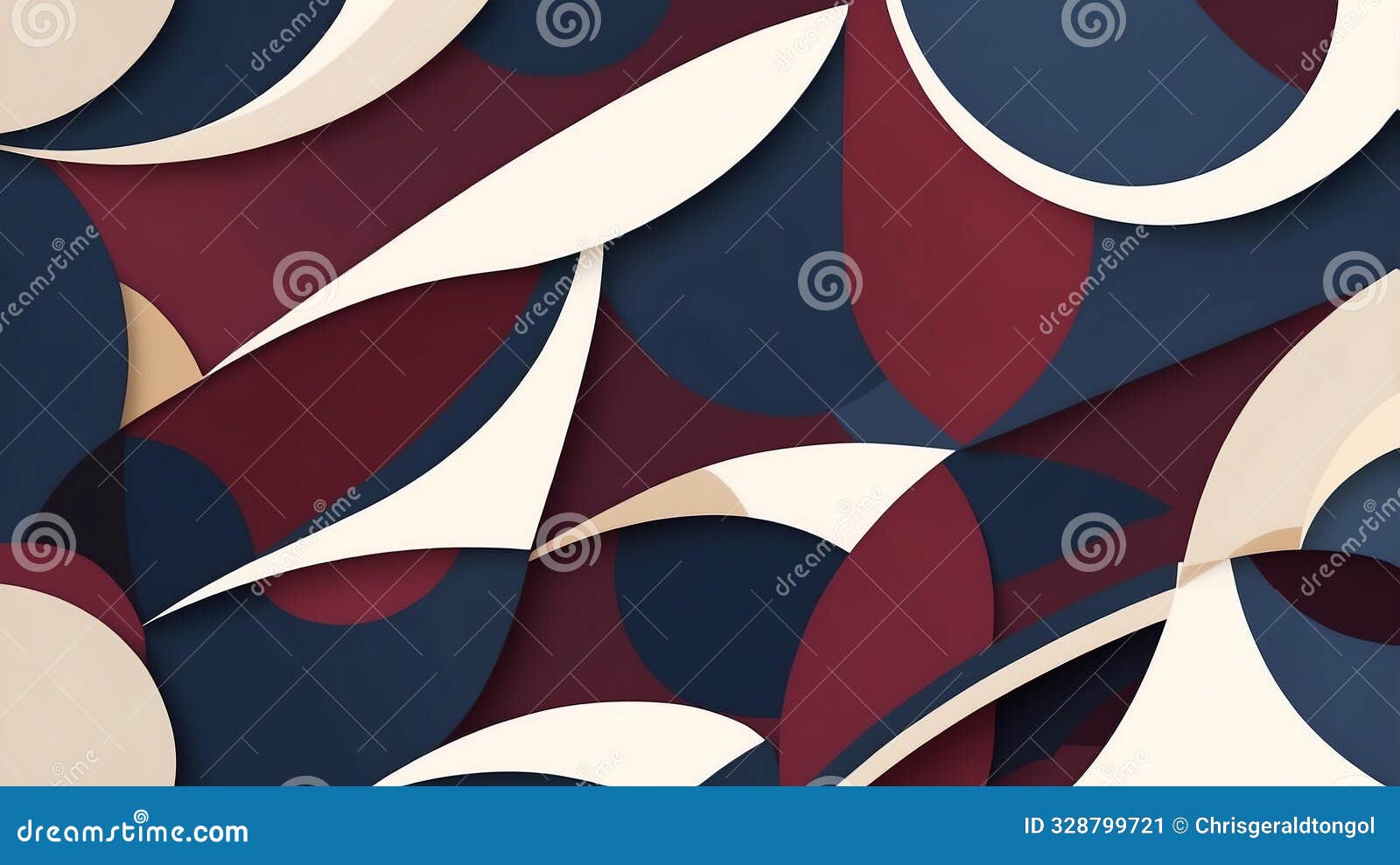 Abstract Color Palette Wallpaper with Navy Blue Maroon Ai Generated ...