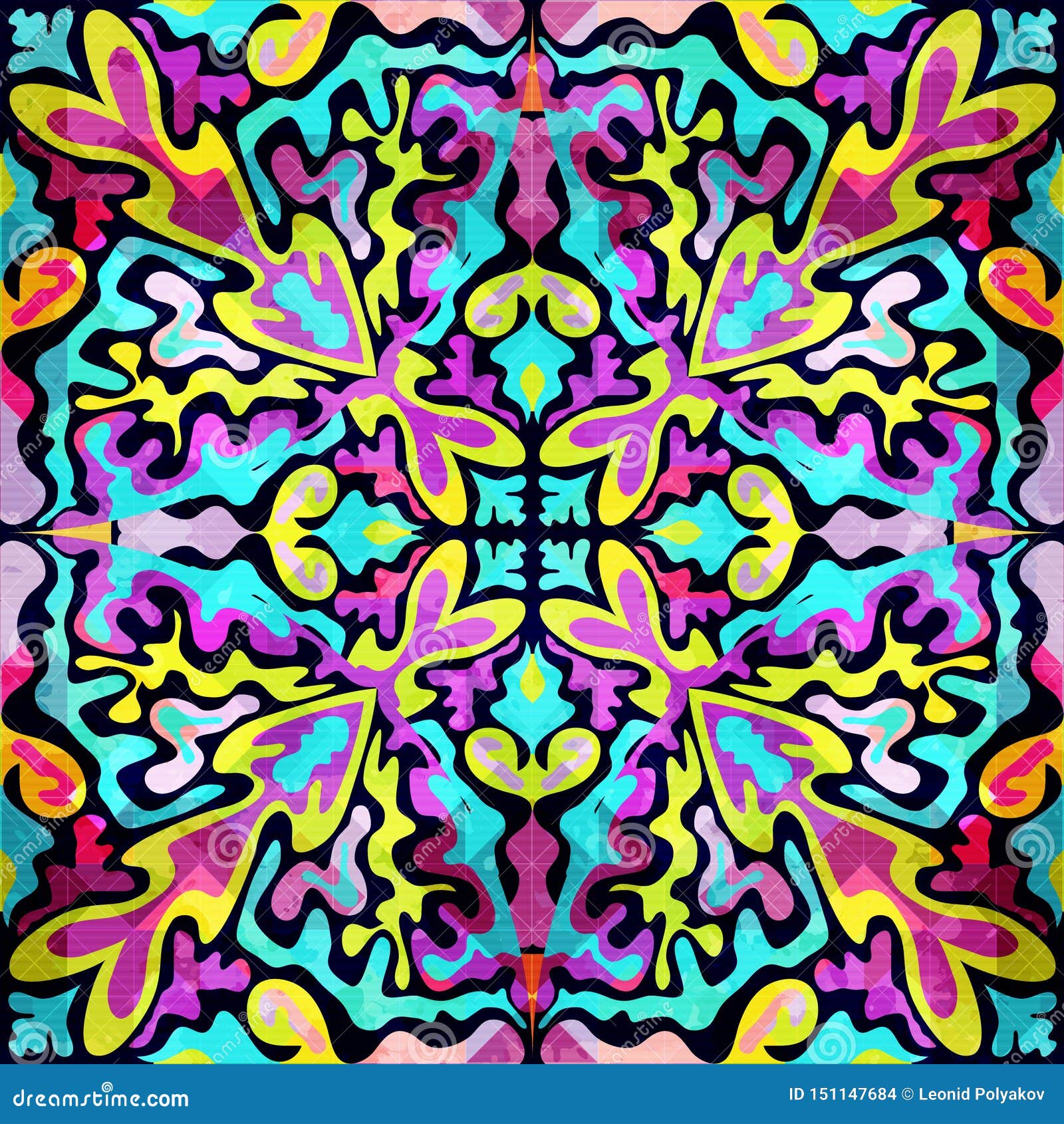 Abstract Color Pattern in Graffiti Style Quality Illustration for Your ...