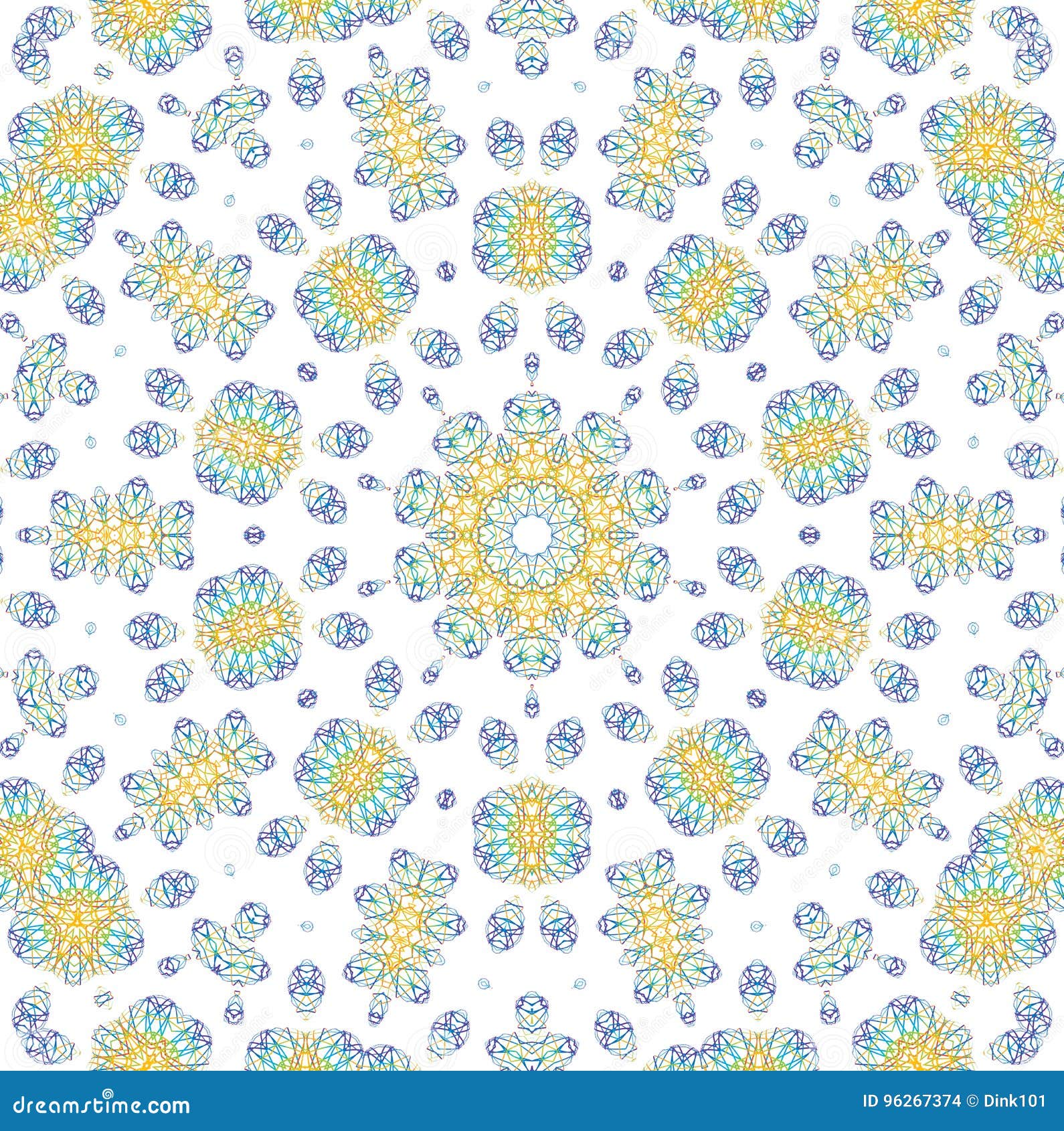 Abstract Color Pattern on White Stock Illustration - Illustration of ...