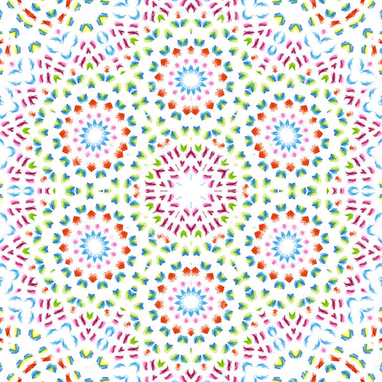 Abstract Color Pattern on White Stock Illustration - Illustration of ...