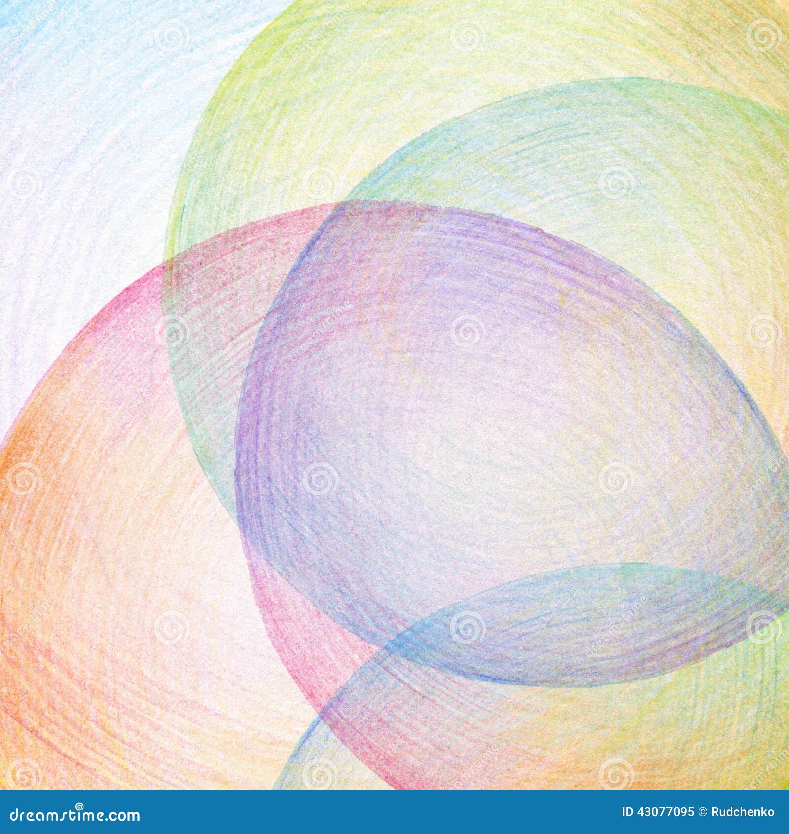 Abstract Color Pencil Scribbles Background. Stock Image - Image of ...