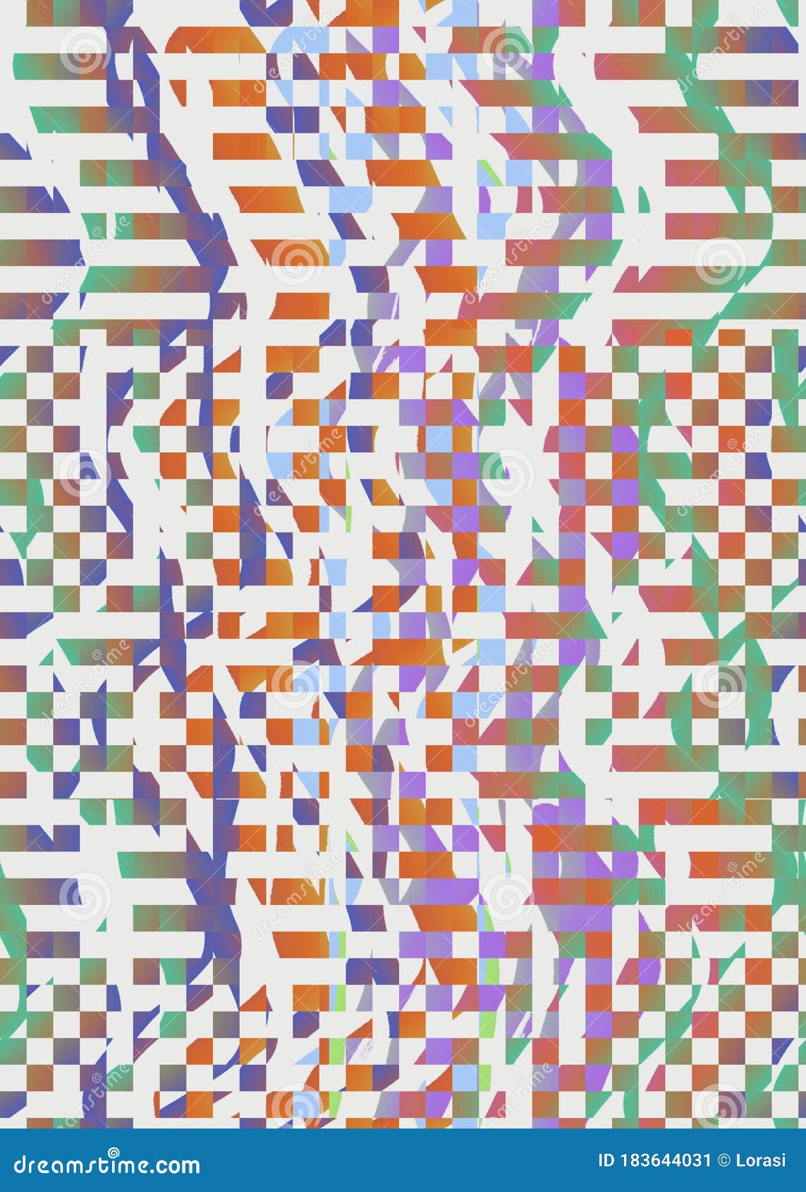 Abstract Color Pixel Background Stock Illustration - Illustration of ...