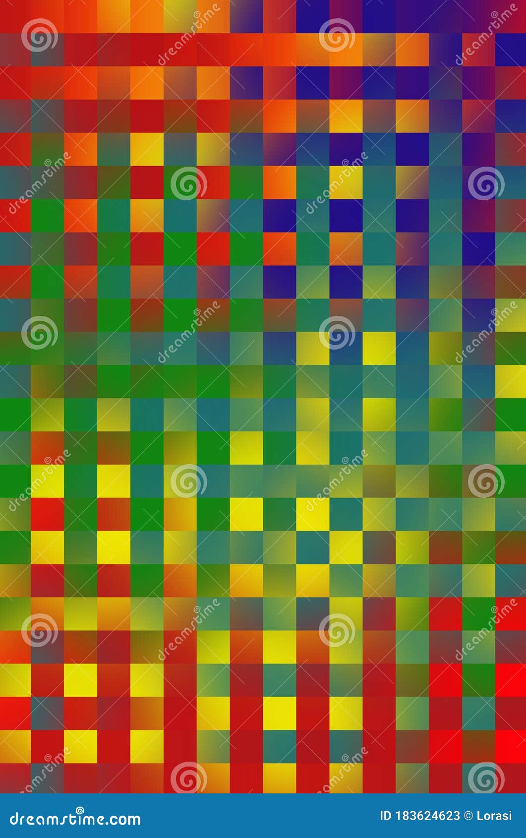 Abstract Color Pixel Background Stock Illustration - Illustration of ...