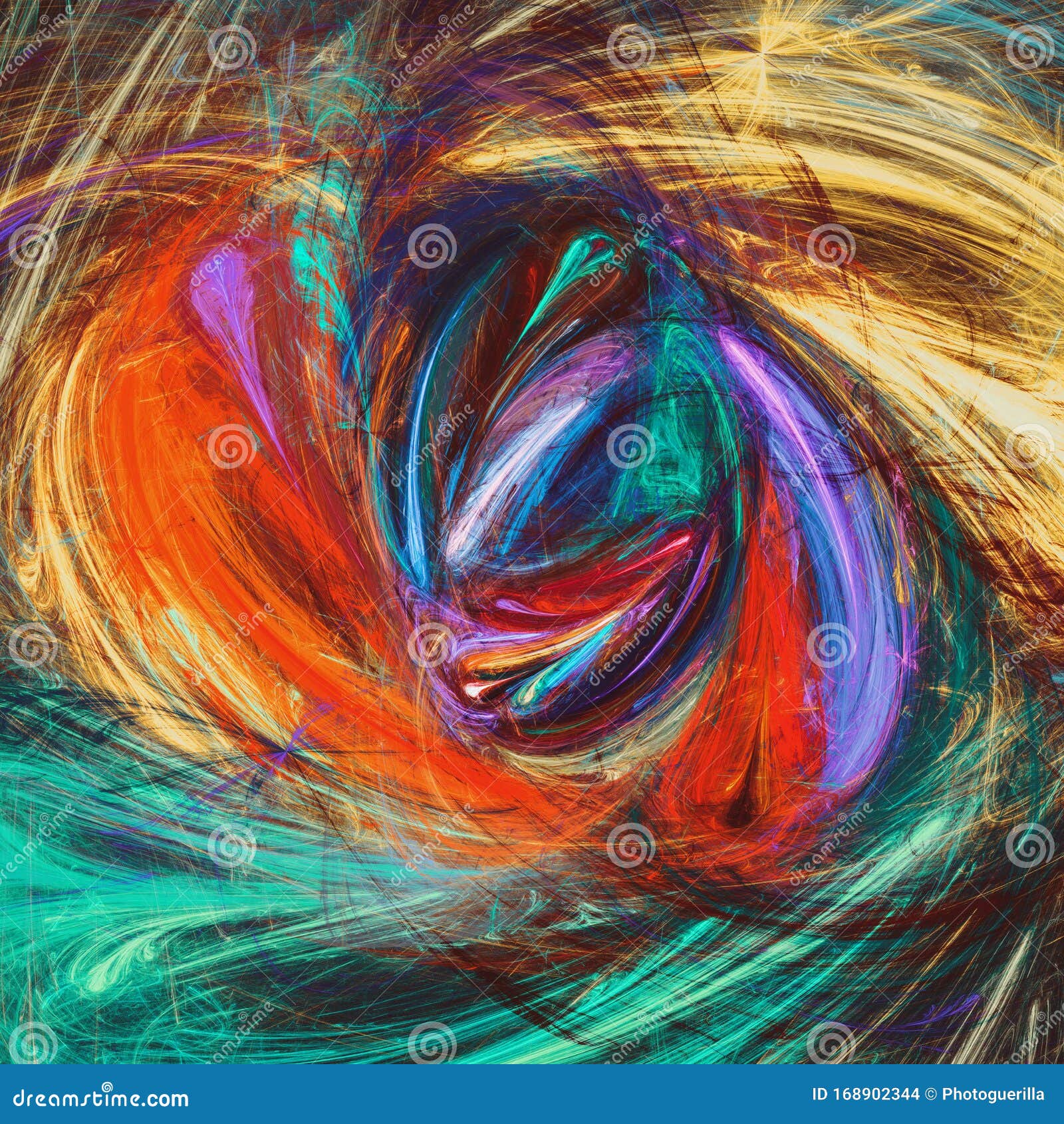 Abstract color play stock illustration. Illustration of multi - 168902344