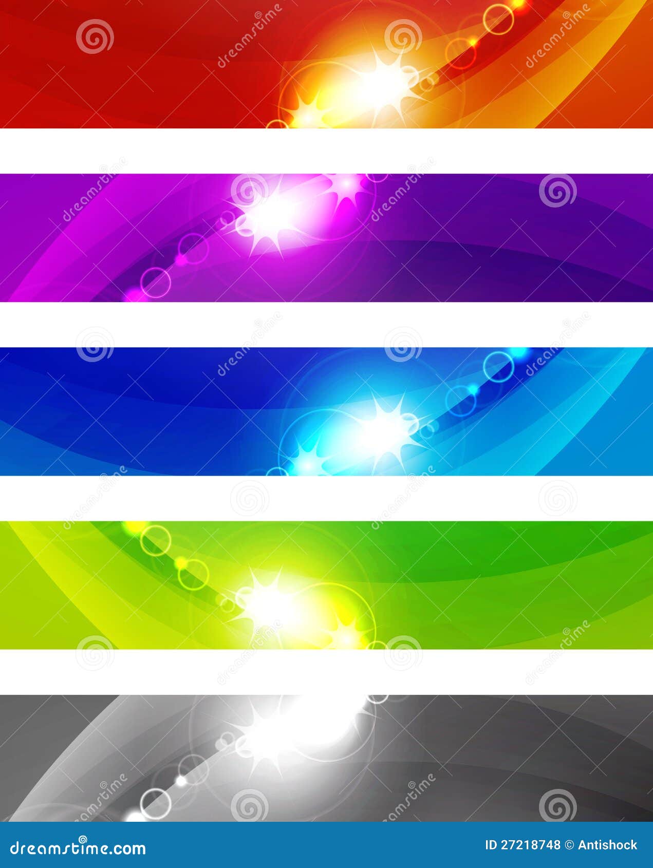 Abstract Color Shiny Banners Stock Vector - Illustration of bubble ...