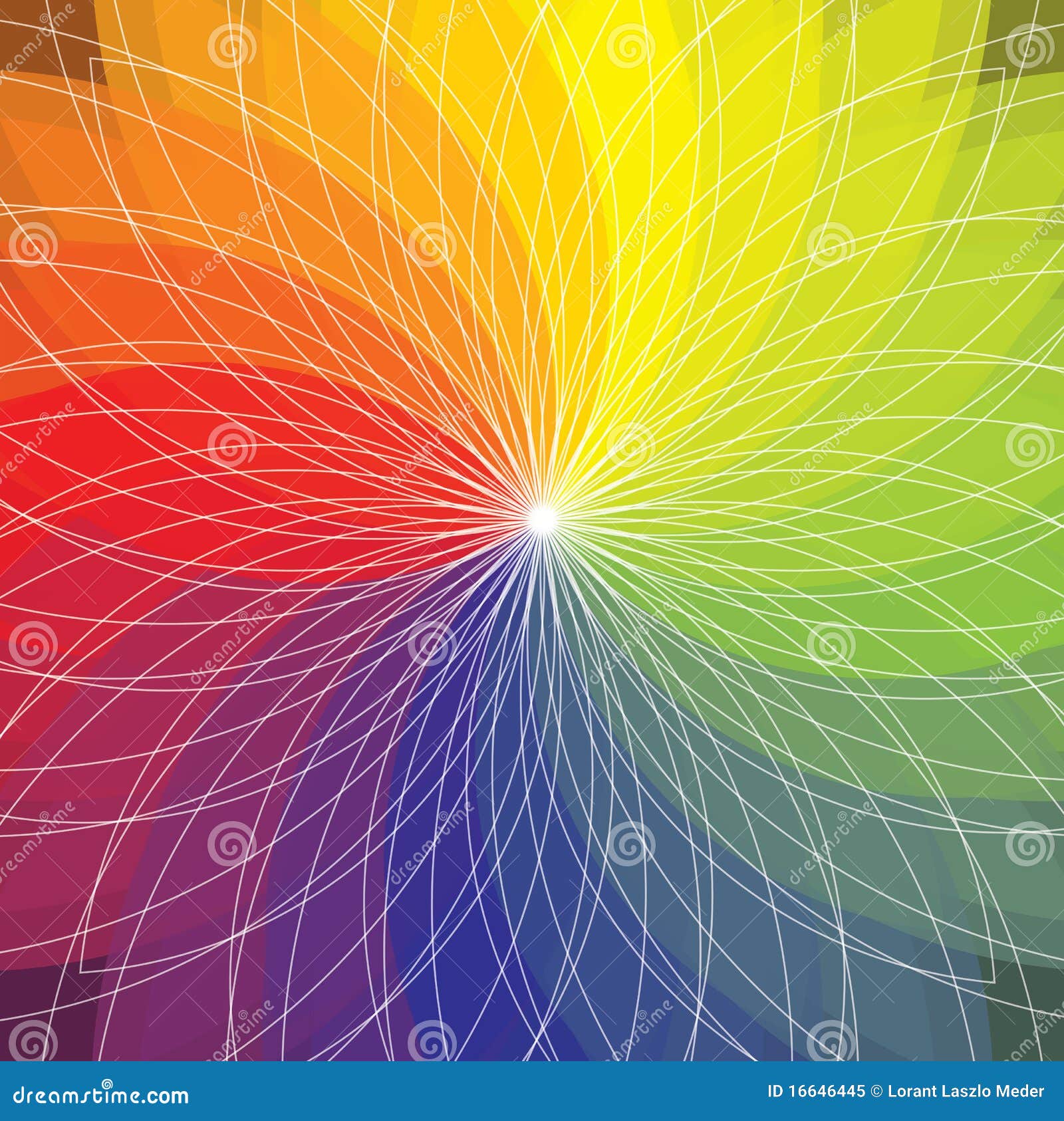 Color Spectrum Abstract Wheel, Colorful Diagram Background. Color Wheel ...