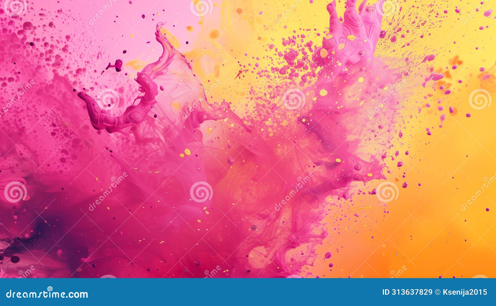 Abstract Color Splash Background Stock Illustration - Illustration of ...