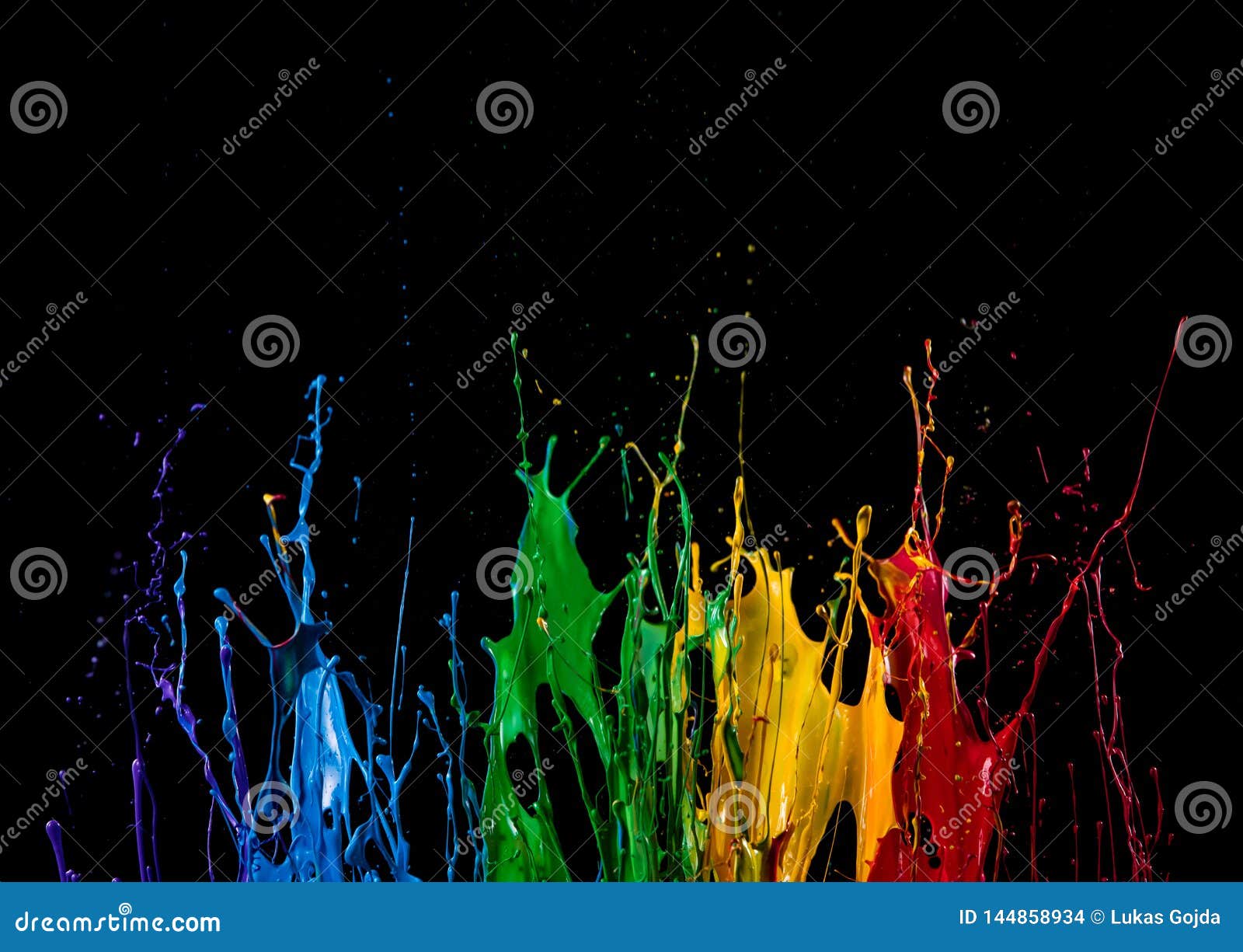 Abstract Color Splash on Black Background Stock Photo - Image of black ... Abstract Color Splash on Black Background Stock Photo - Image of black ...