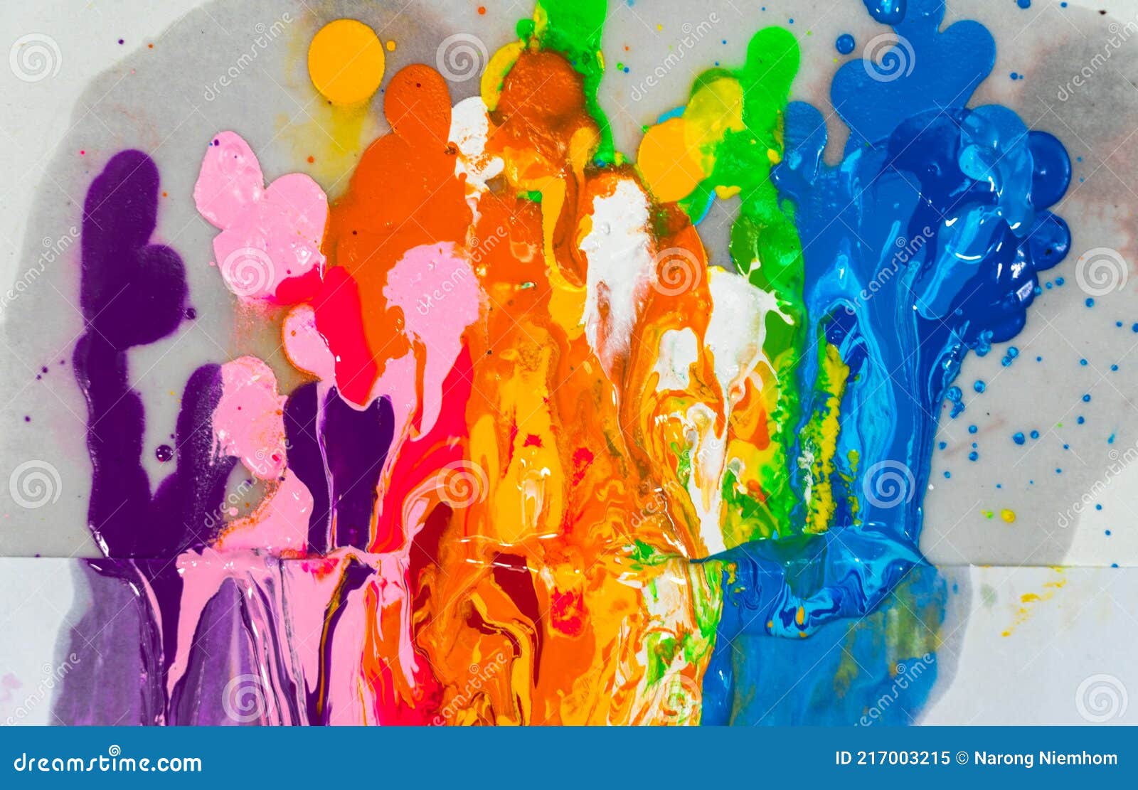 .abstract Color Splash Isolated on White Background Stock Image - Image ...