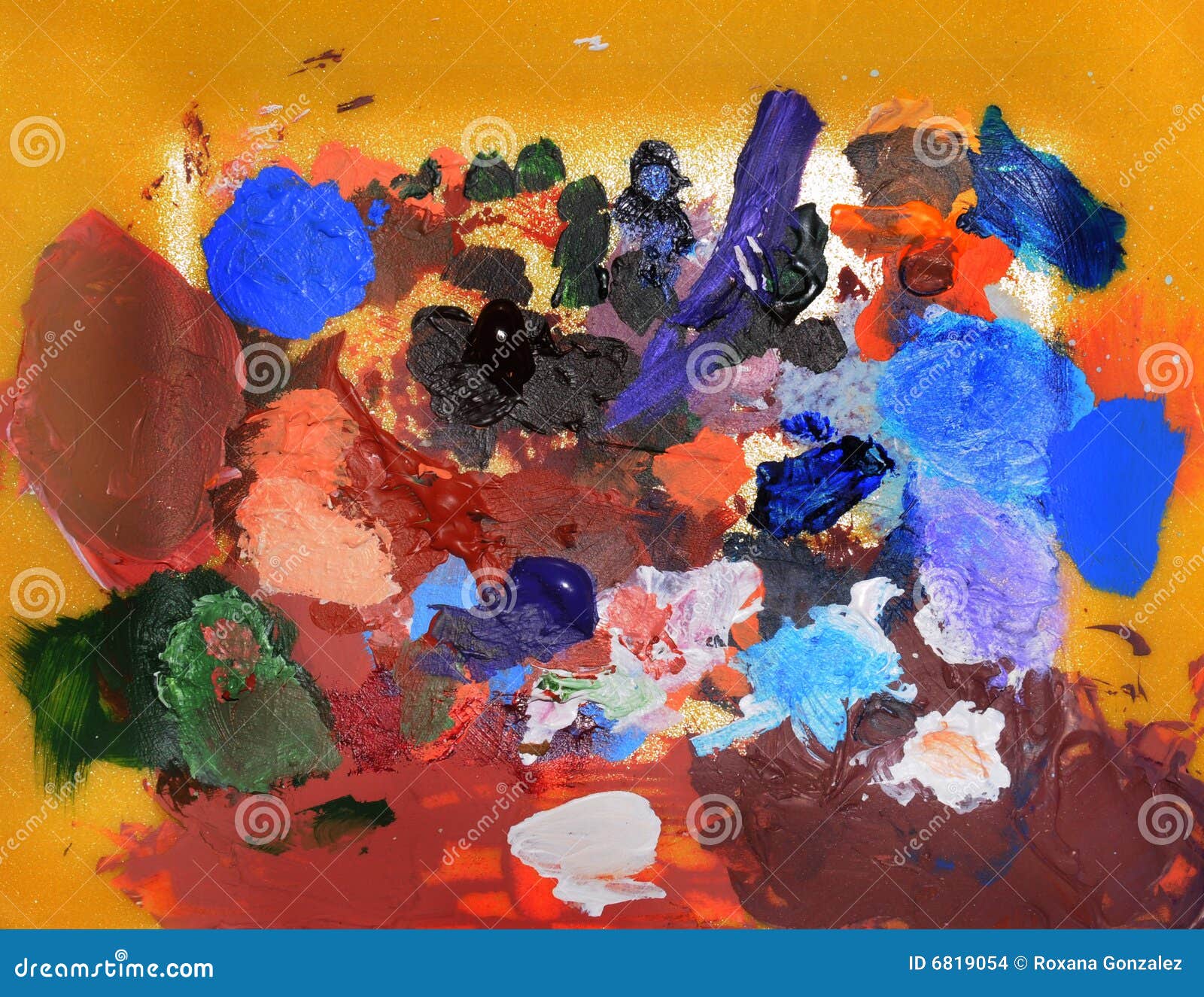 Abstract color splats stock photo. Image of blend, abstract - 6819054