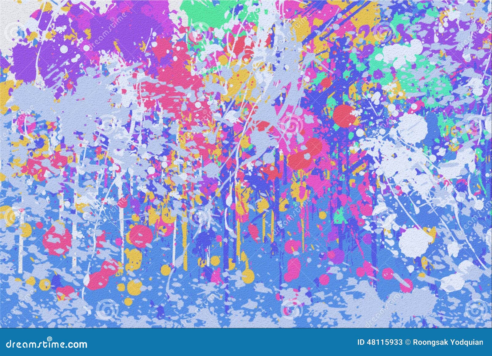 Abstract Color Splatter Background Stock Image - Image of canvas ...