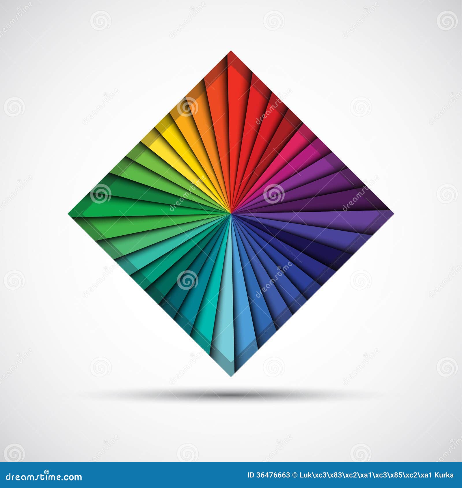 Abstract color square stock vector. Illustration of design - 36476663