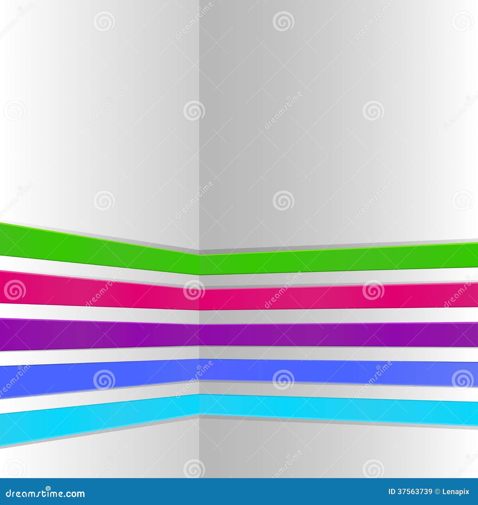 Abstract Color Stripes Design Stock Vector - Illustration of clean ...