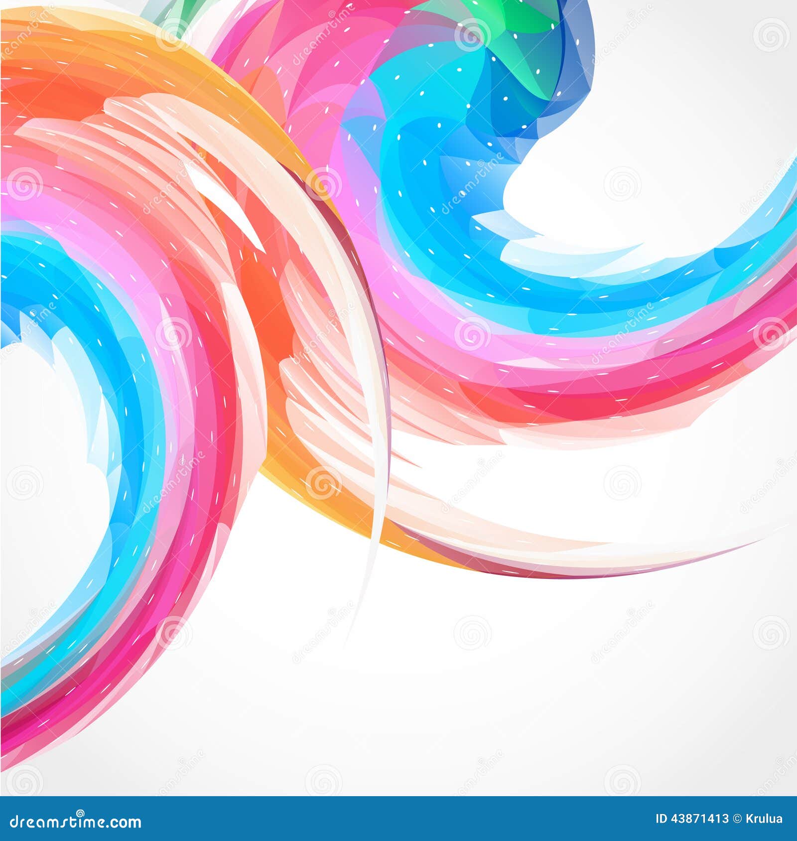 Abstract Color Swirl Background Stock Vector - Illustration of energy ...
