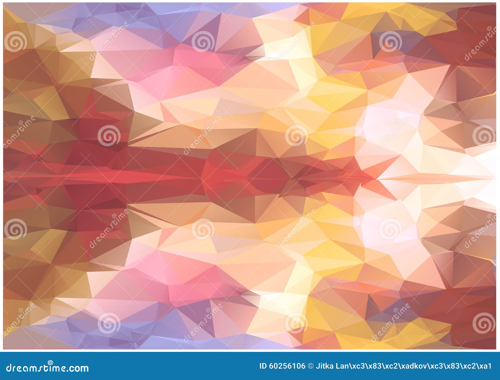 Abstract Color Triangles Background Stock Vector - Illustration of comb ...