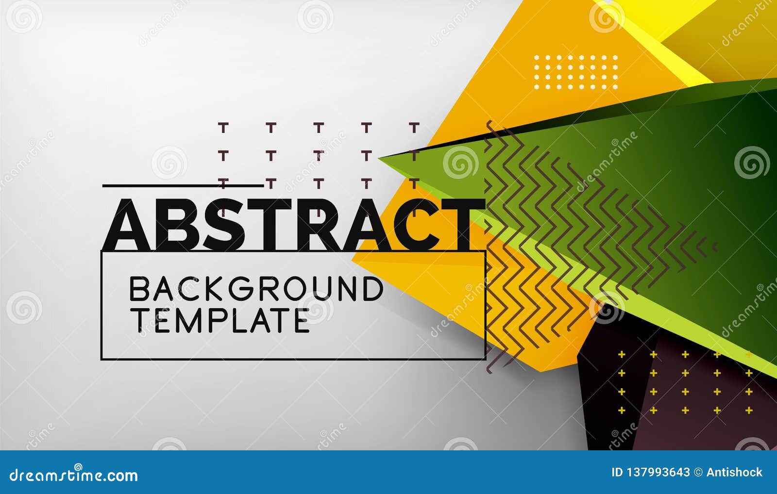 Abstract Color Triangles Geometric Background. Mosaic Triangular Low ...