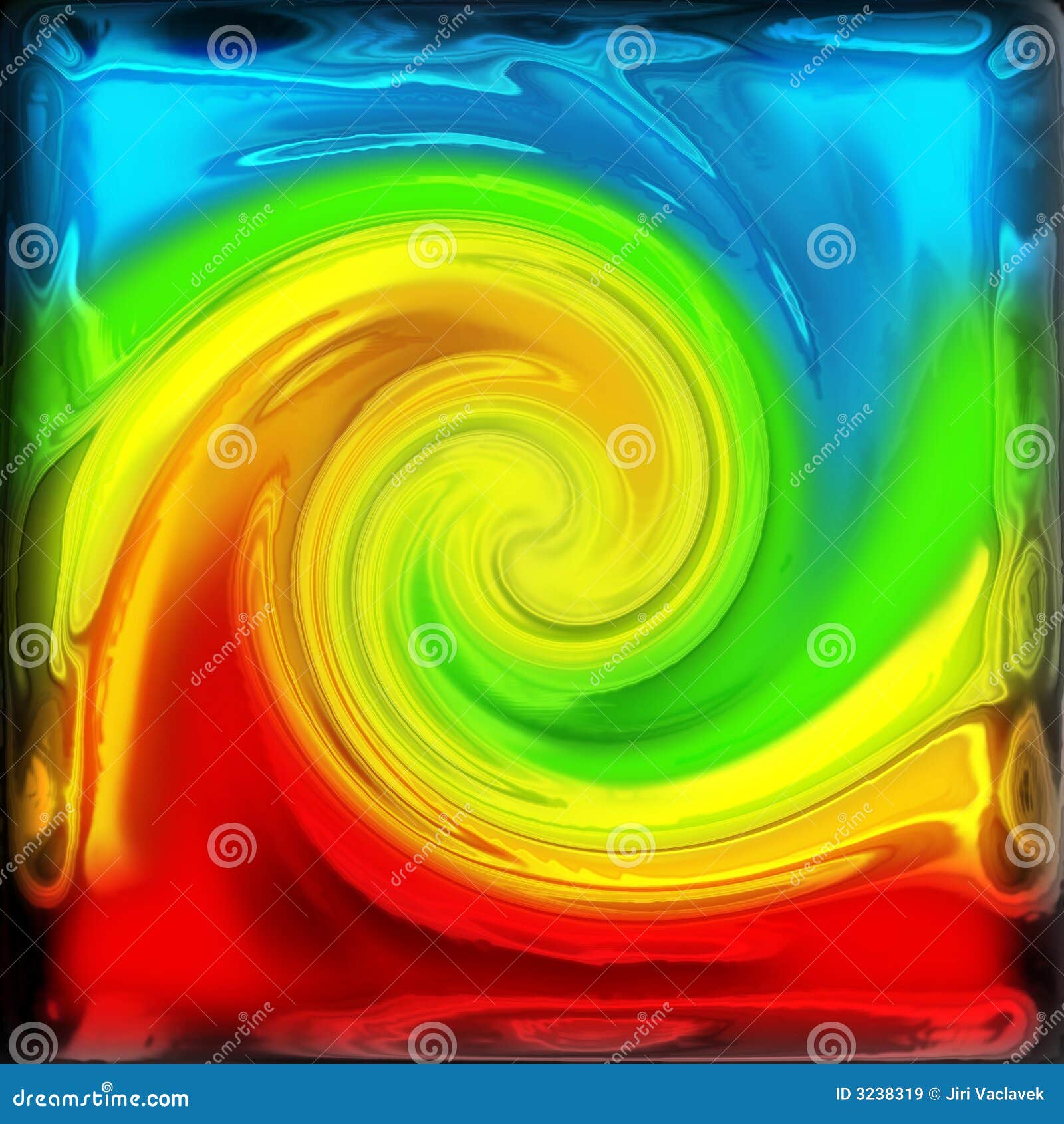 Abstract color twirl stock illustration. Illustration of light - 3238319