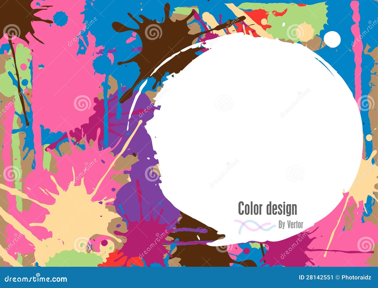 Abstract color Vector stock illustration. Illustration of cover - 28142551
