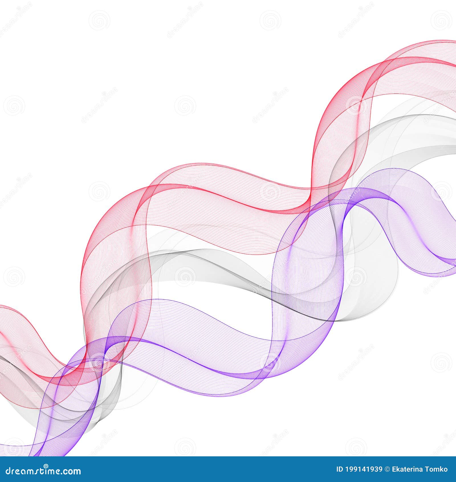 Abstract Color Wave. Background for Presentation. Eps 10 Stock Image ...