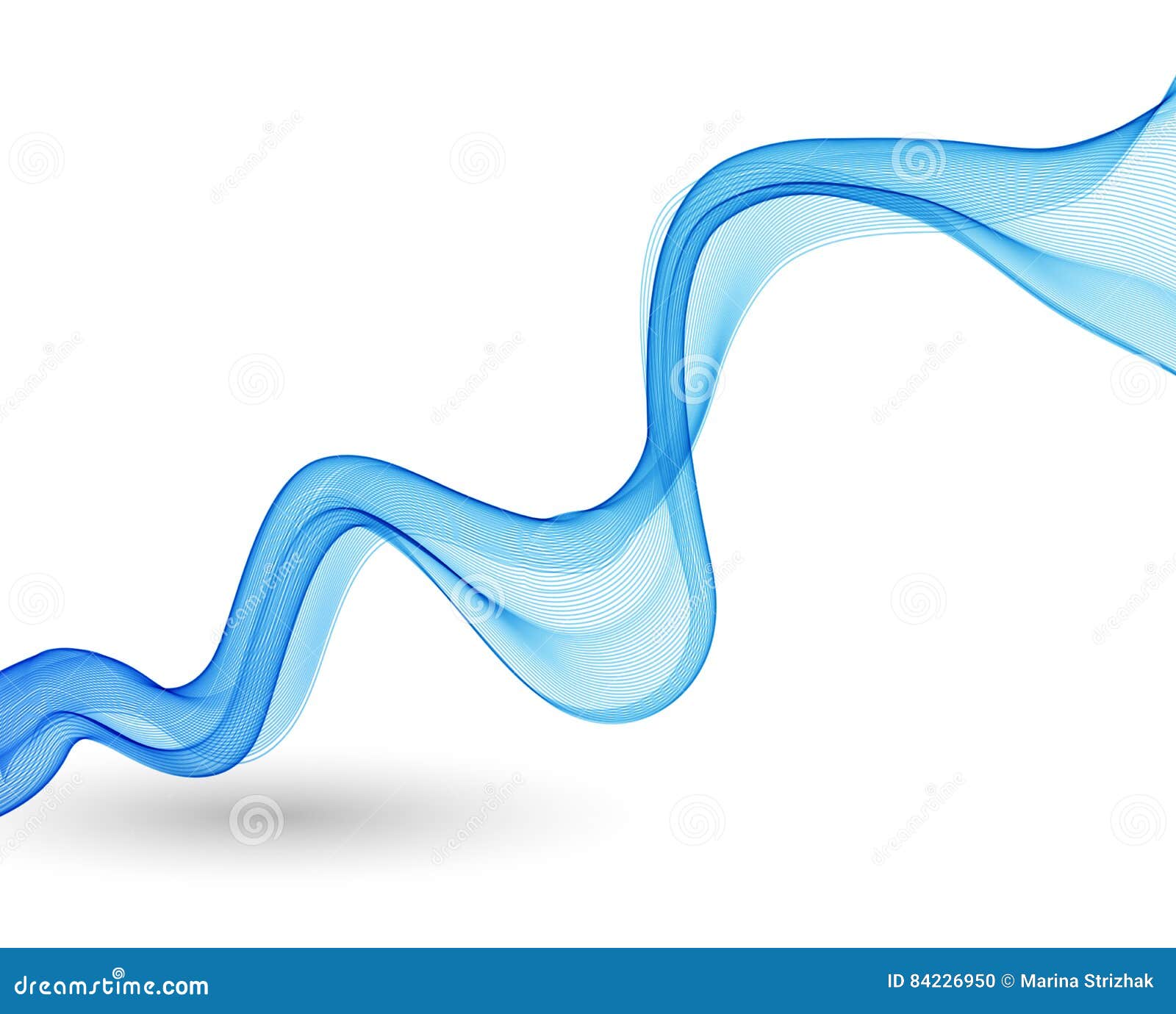 Abstract Color Wave Design Element Stock Vector - Illustration of ...