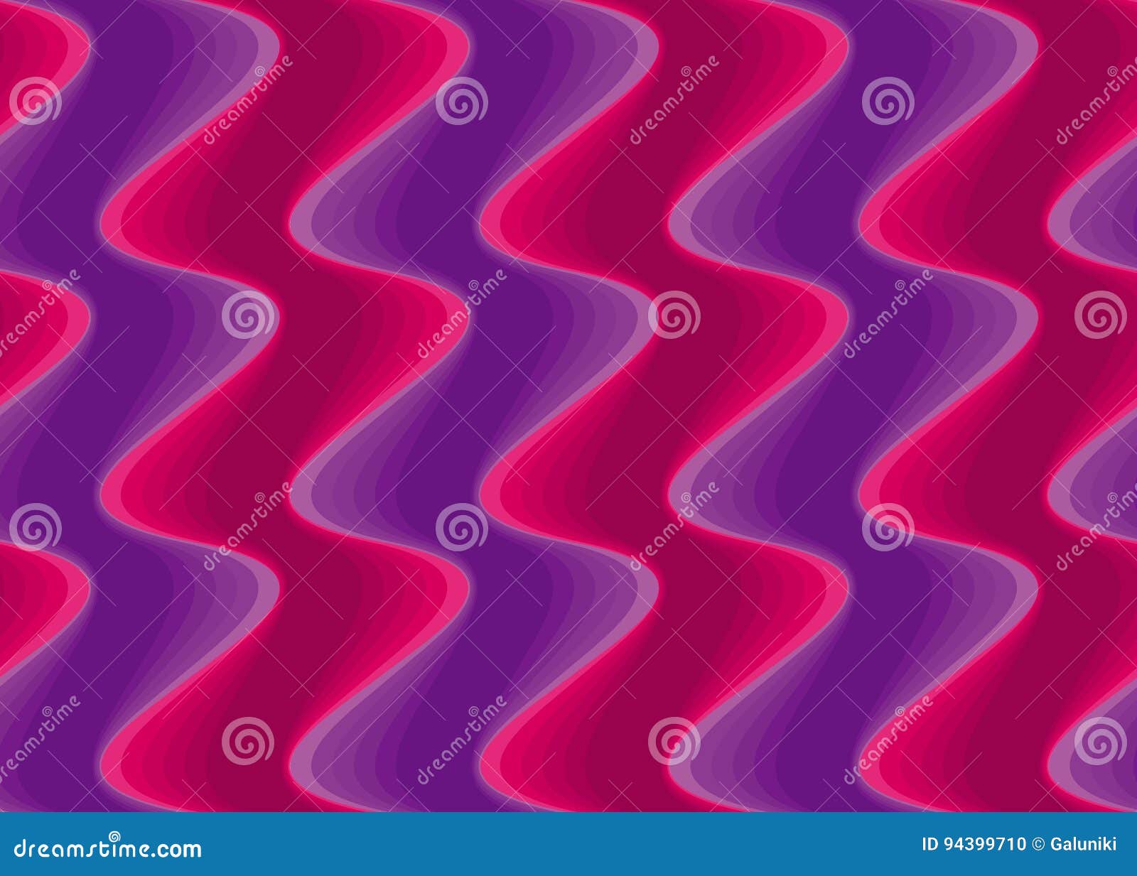 Abstract Color Wave Seamless Pattern Stock Vector - Illustration of ...