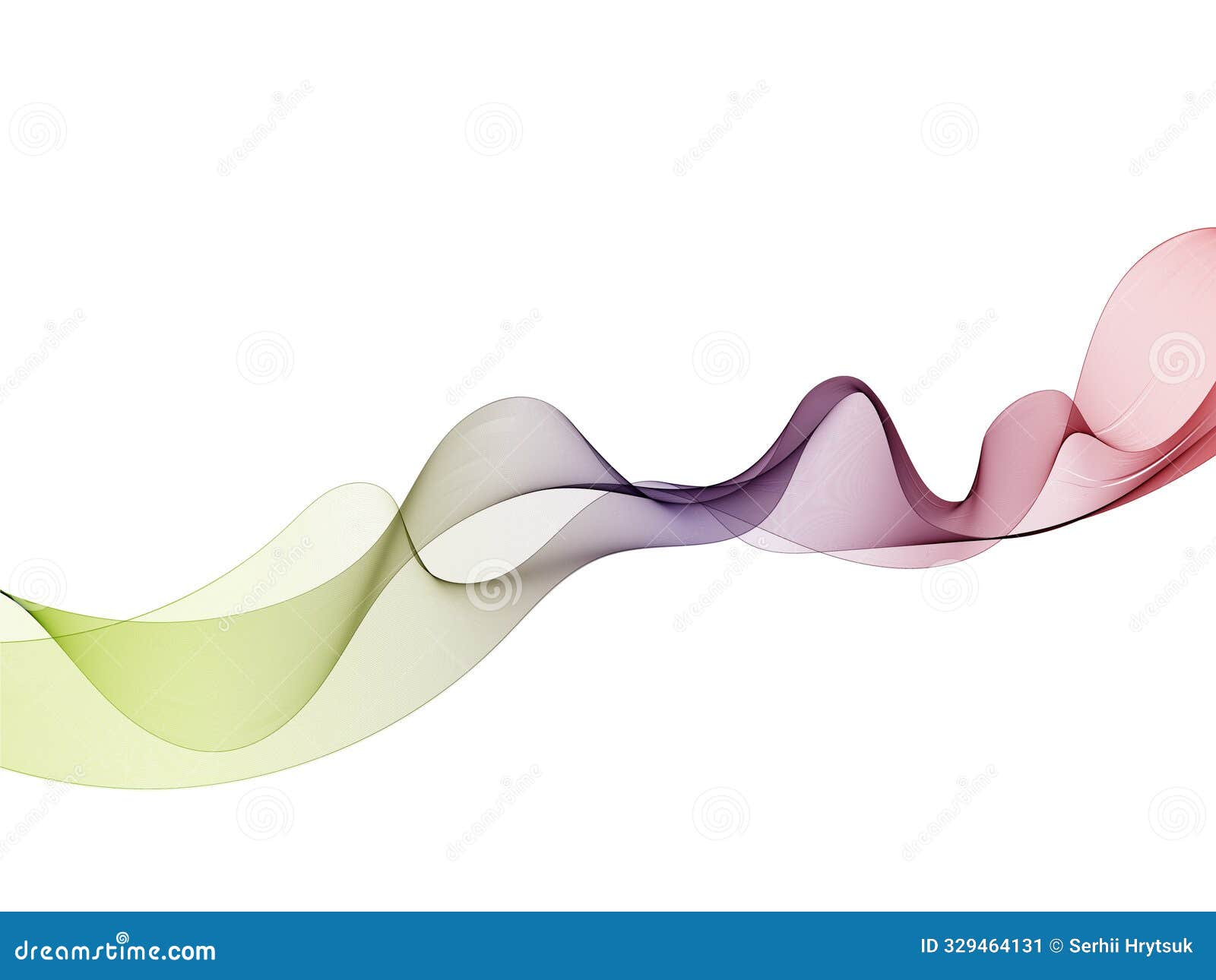 Abstract Color Wave. Vector Background. Presentation Template. Eps 10 Stock Illustration ...