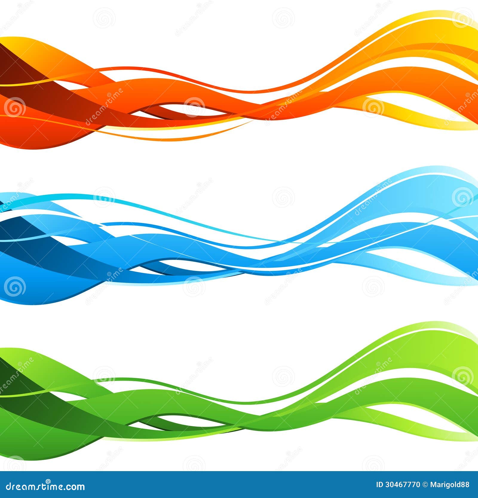 Abstract color wave stock vector. Illustration of desert - 30467770