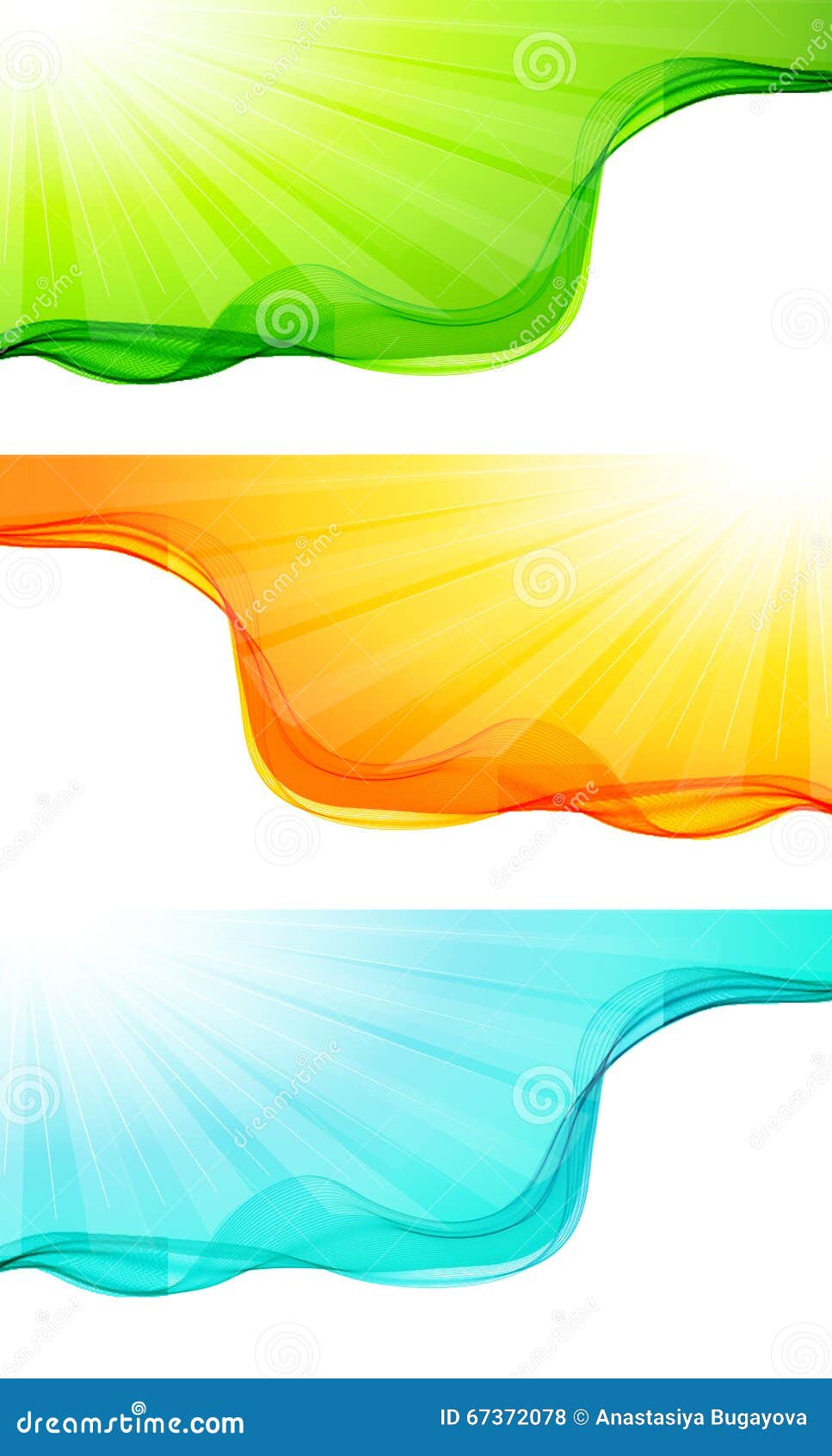 Abstract color waves stock illustration. Illustration of connection ...