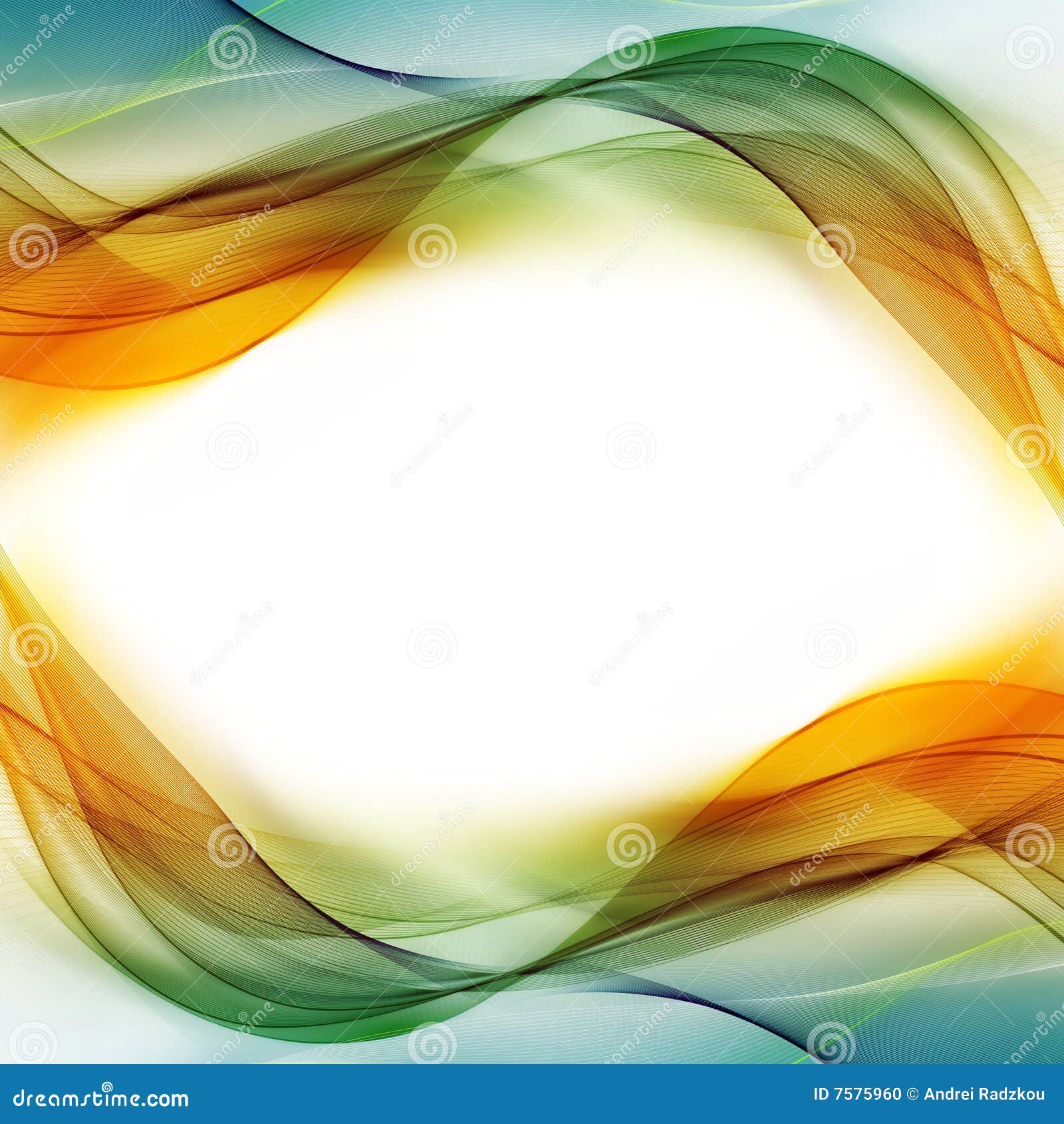 Abstract color wawes stock illustration. Illustration of modern - 7575960