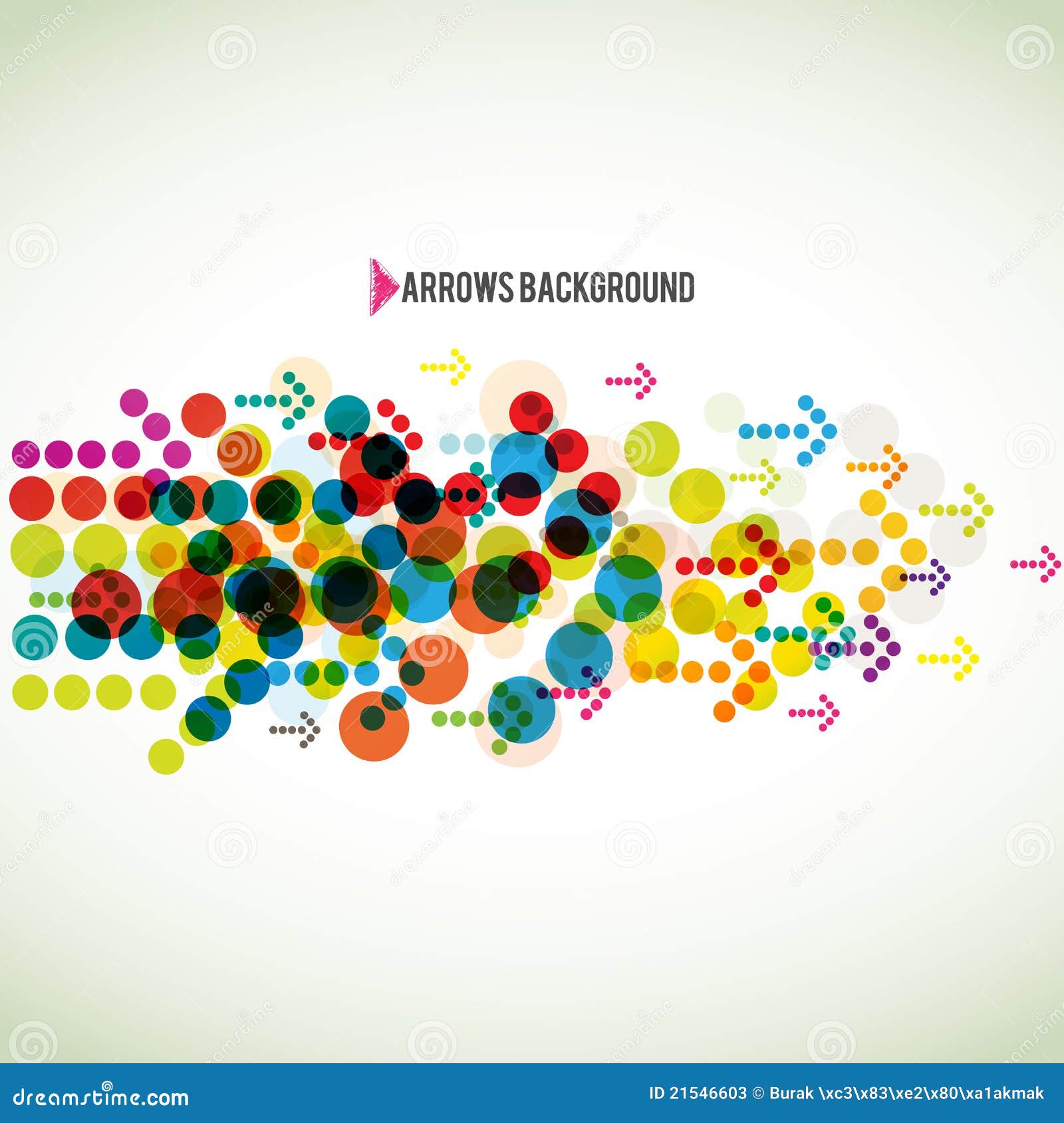 Abstract colored arrows stock vector. Illustration of vector - 21546603